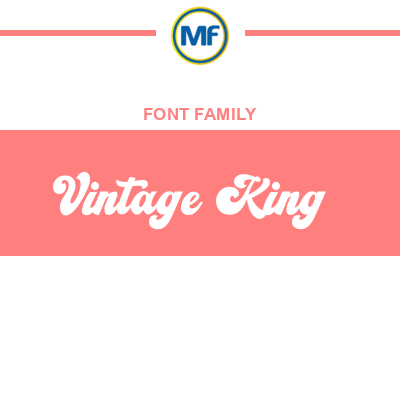 Vintage King Font Family: Download Free | MaisFontes
