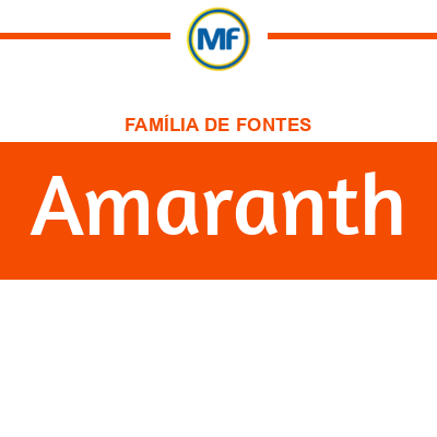 Baixar Fontes Amaranth (Google Fonts) | MaisFontes
