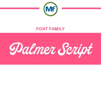 Palmer Script Font Family: Download Free | MaisFontes