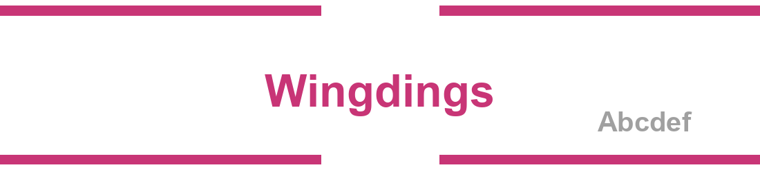Wingdings 2 Font: Free Download | MaisFontes