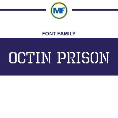 Octin Prison Font Family: Download Free | MaisFontes