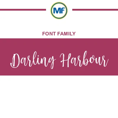 Darling Harbour Font Family: Download Free | MaisFontes