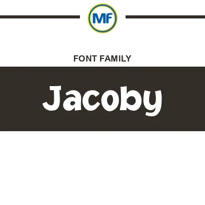 Jacoby Font Family: Free Download | MaisFontes