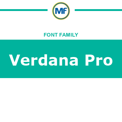 Verdana Pro Font Family: Download Free | MaisFontes