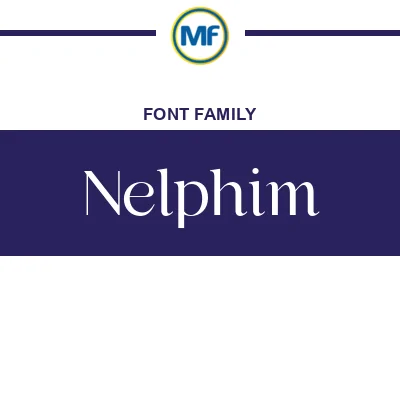 Nelphim Font Family: Free Download | MaisFontes