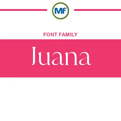 Download Juana Fonts | MaisFontes