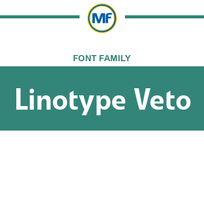 Download Linotype Veto Fonts | MaisFontes