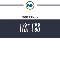 Listless XBold: Free Font Download | MaisFontes
