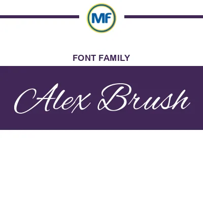 Download Alex Brush Fonts (Google Fonts) | MaisFontes