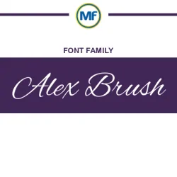 Alex Brush Regular: Free Font Download | MaisFontes