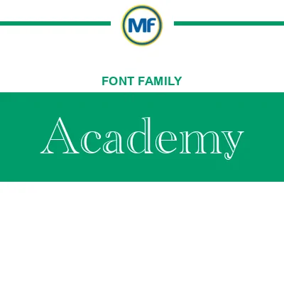 Download Academy Fonts | MaisFontes