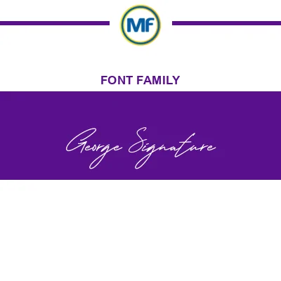 Download George Signature Fonts | MaisFontes