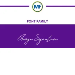 George Signature Regular: Free Font Download | MaisFontes