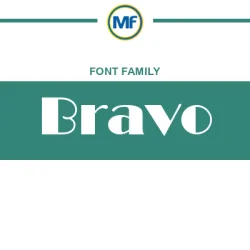 Bravo: Free Font Download | MaisFontes