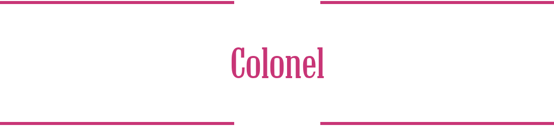 Download Colonel Fonts | MaisFontes
