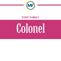 Colonel Outline Regular: Free Font Download | MaisFontes