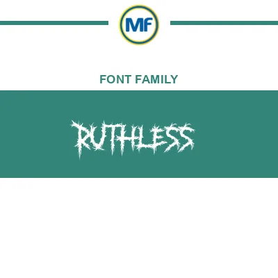 Download Ruthless Fonts | MaisFontes