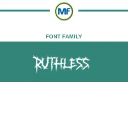 Ruthless Drippin ONE: Free Font Download | MaisFontes