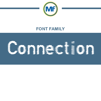 Connection Font Family: Download Free | MaisFontes