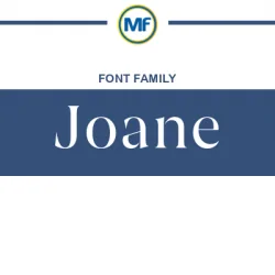Joane Regular Font: Free Download | MaisFontes