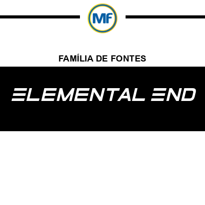 Elemental End Família de Fontes: Baixe Grátis | MaisFontes
