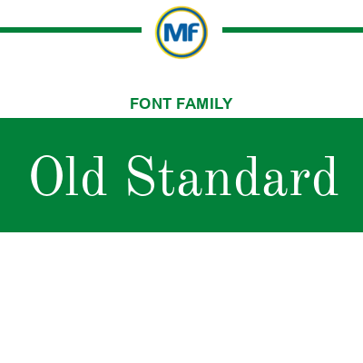 Download Old Standard Fonts | MaisFontes