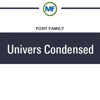 Download Linotype Univers Condensed Fonts | MaisFontes