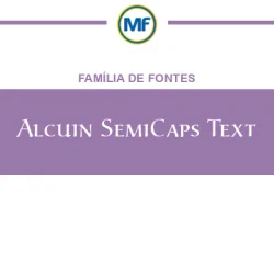 Alcuin SemiCaps Text ExtraBold: Baixar Fonte Grátis | MaisFontes