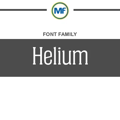 Helium Font Family: Download Free | MaisFontes