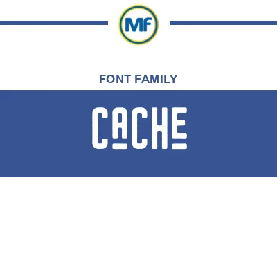 Download Cache Fonts | MaisFontes