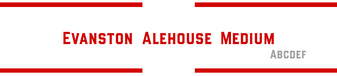 Evanston Alehouse Medium 1858 Font: Free Download | MaisFontes