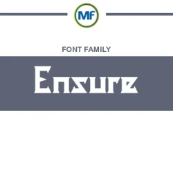 Ensure: Free Font Download | MaisFontes