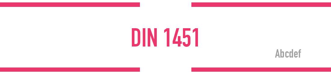 DIN 1451 Engschrift Font: Free Download | MaisFontes