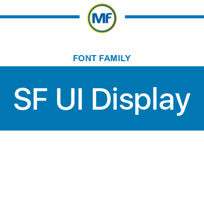 SF UI Display Font Family: Free Download | MaisFontes