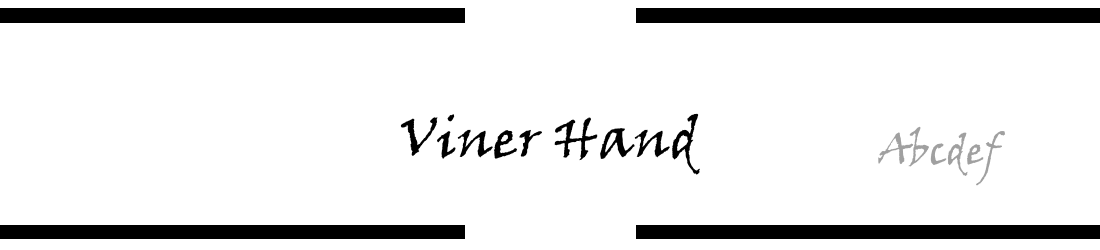 Viner Hand ITC: Descargar Fuente Gratis | MaisFontes