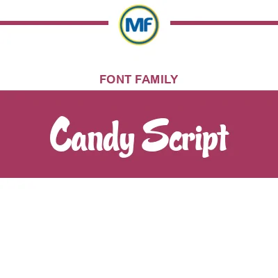 Candy Script Font Family: Free Download | MaisFontes