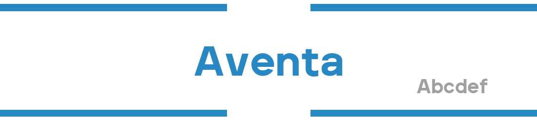 Aventa Bold Font: Free Download | MaisFontes