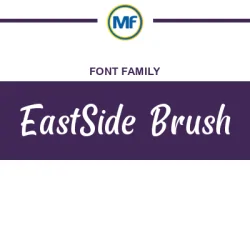 EastSide Brush Cursive Font: Free Download | MaisFontes