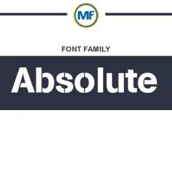 Absolute Regular: Download Free Font | MaisFontes