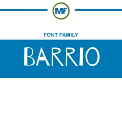 Barrio: Free Font Download | MaisFontes