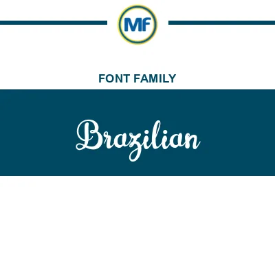 Brazilian Font Family: Free Download | MaisFontes