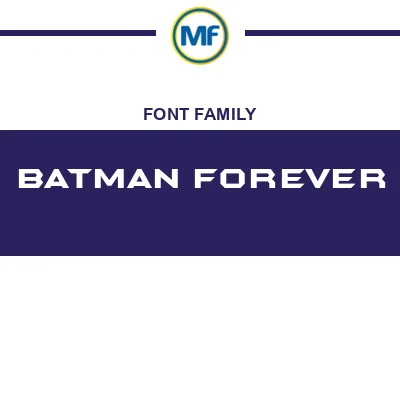 Download Batman Forever Fonts | MaisFontes