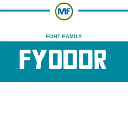 Fyodor Bold: Free Font Download | MaisFontes