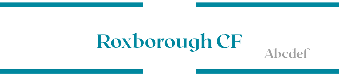 Roxborough CF Regular: Free Font Download | MaisFontes