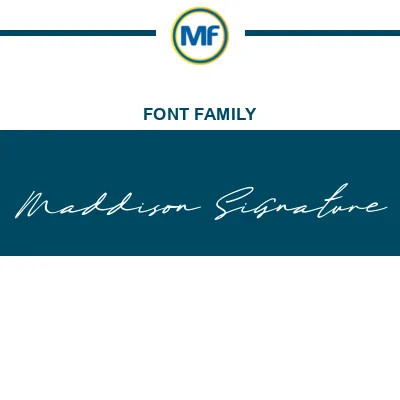 Download Maddison Signature Fonts | MaisFontes