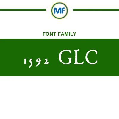 1592 GLC Font Family: Download Free | MaisFontes