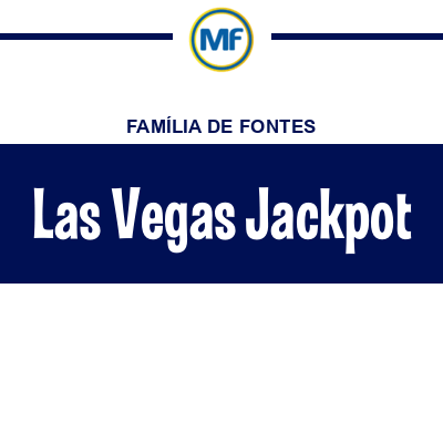 Las Vegas Jackpot Família de Fontes: Baixe Grátis | MaisFontes