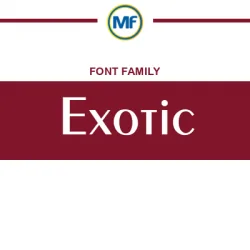 Exotic Bold Font: Free Download | MaisFontes