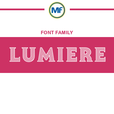 Download Lumiere Fonts | MaisFontes