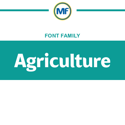 Agriculture Font Family: Download Free | MaisFontes